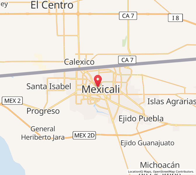 Salida y puesta del sol en Mexicali, Baja California